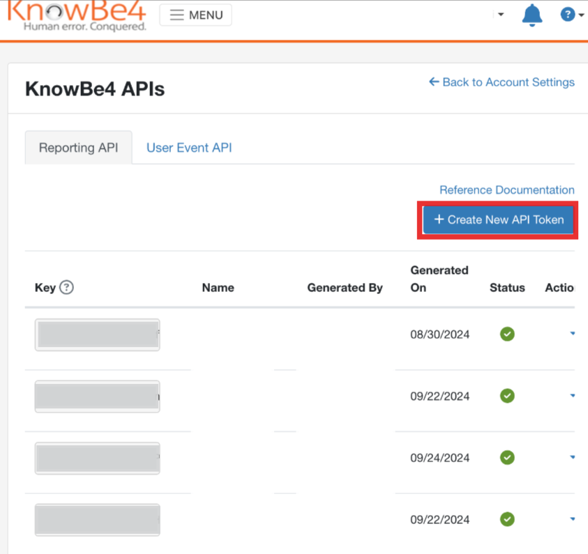 KnowBe4 - User Guide